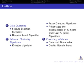 Data clustering | PPT