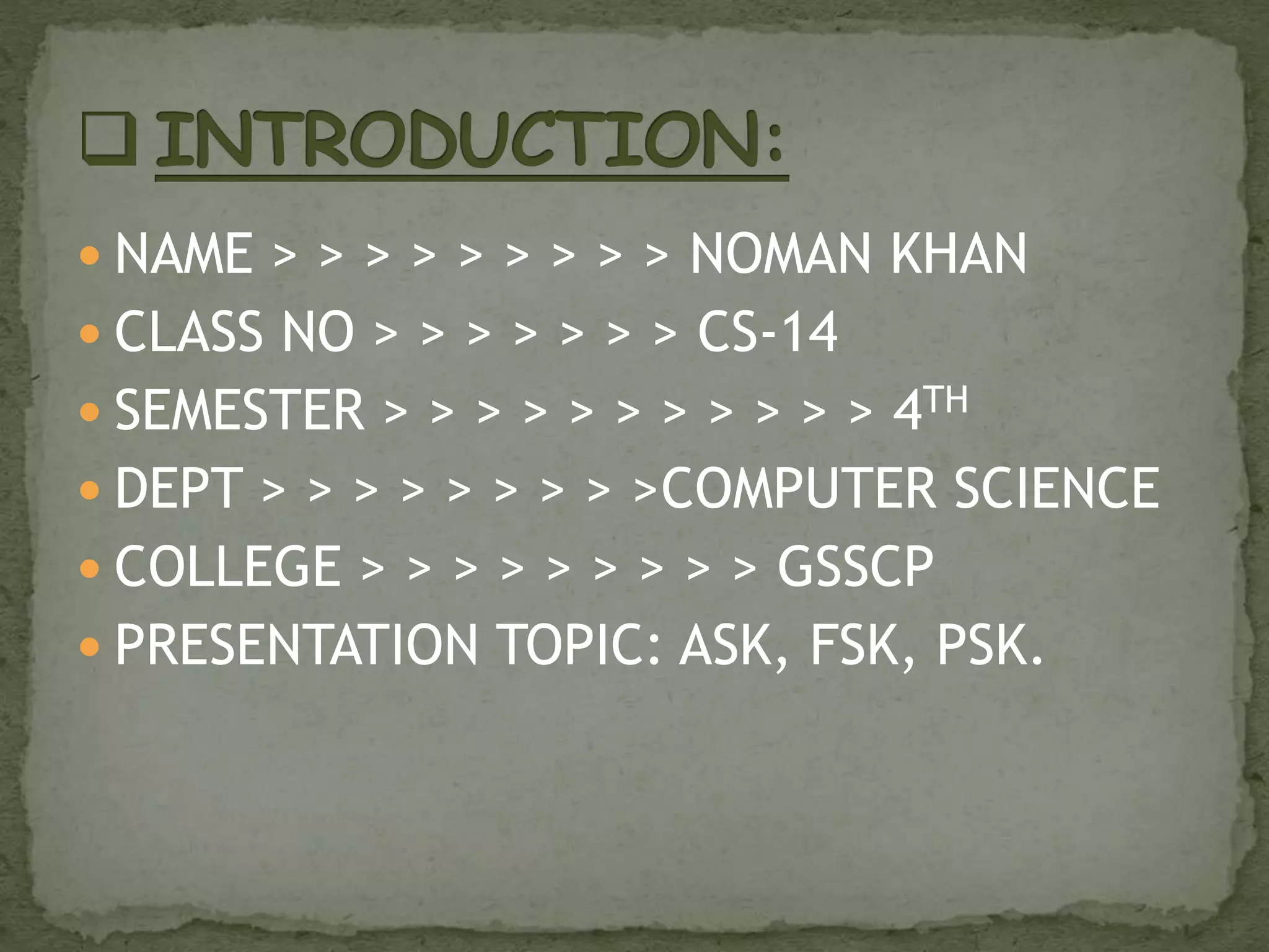 ASK, FSK, PSK Modulation Techniques in Detail | PPTX