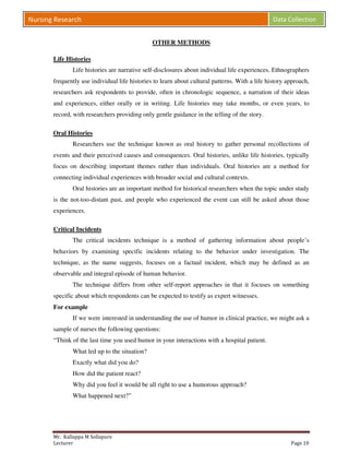 Nursing Research- Data collection -part 1 | PDF