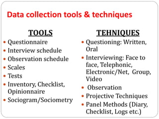 Data collection | PPT
