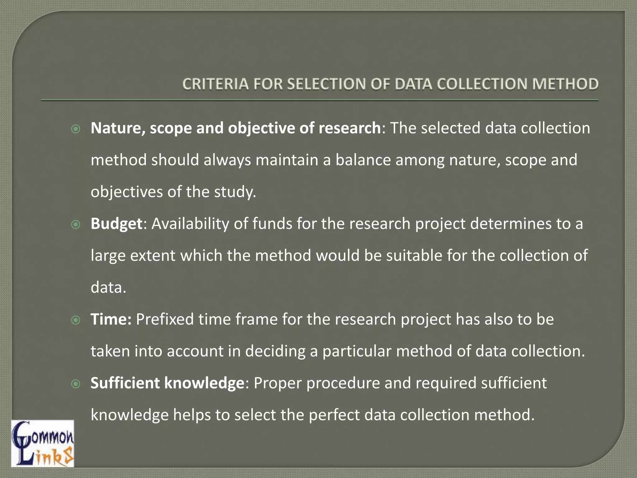 Data Collection | PPTX