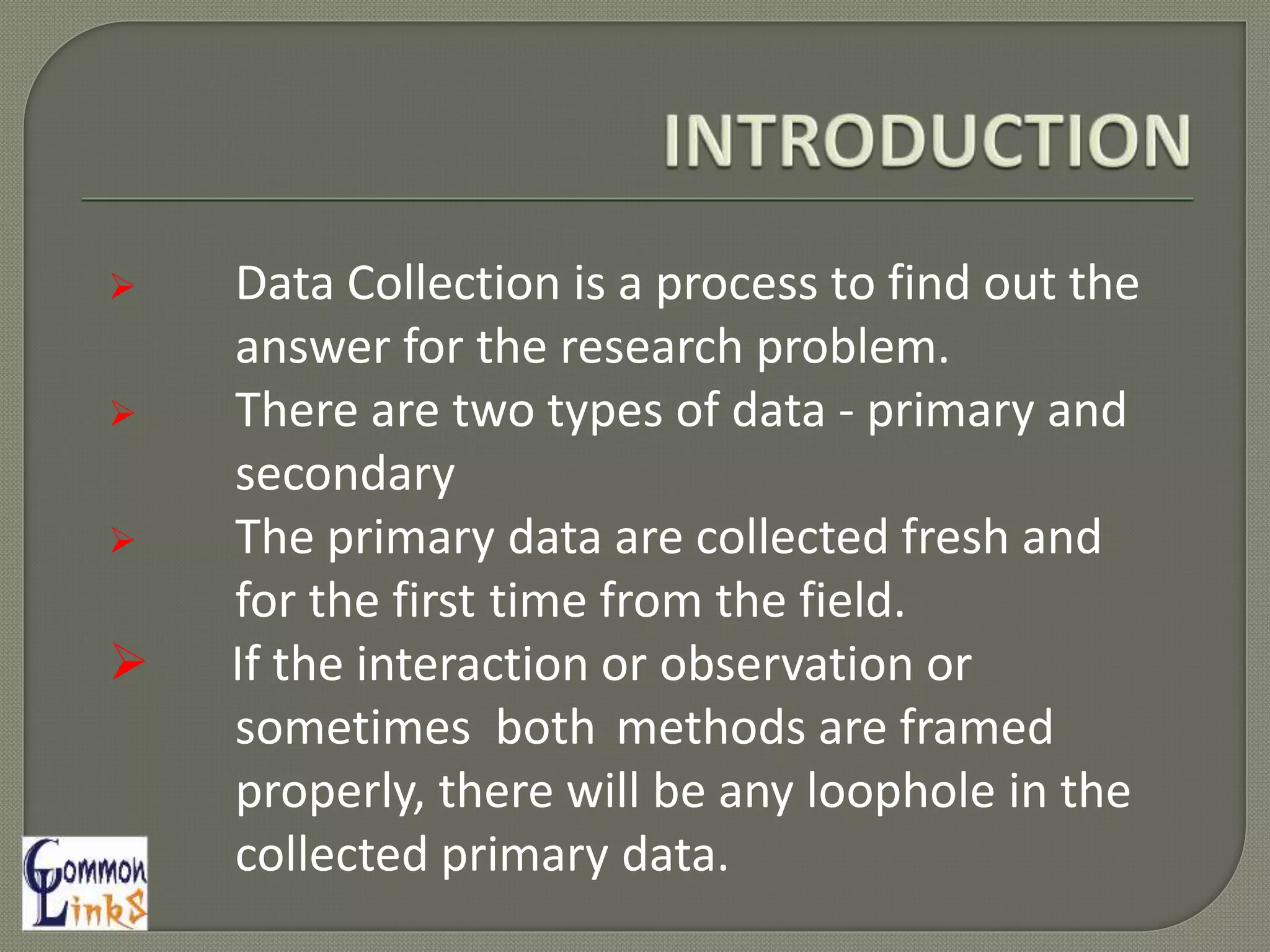 Data Collection | PPTX