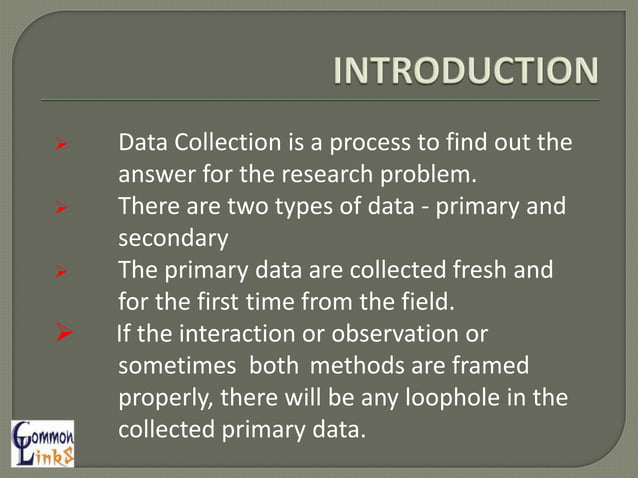 Data Collection | PPTX | Science