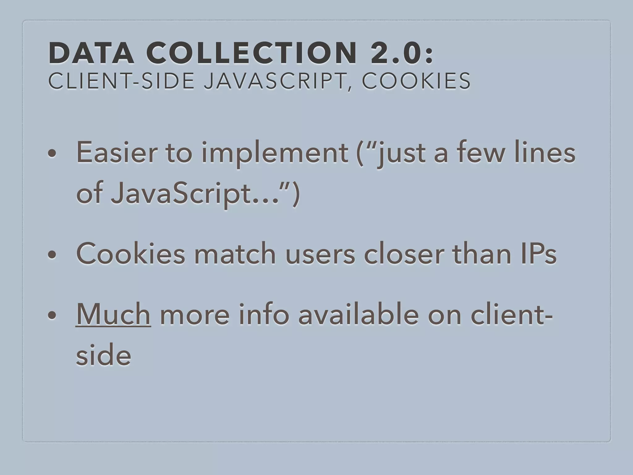Digging into Data Collection | PPT