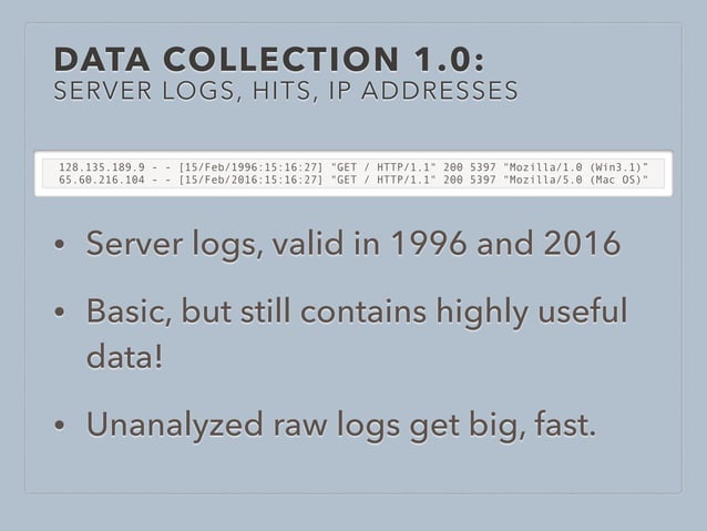 Digging into Data Collection | PPT