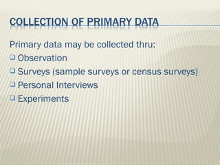 Data Collection | PPT