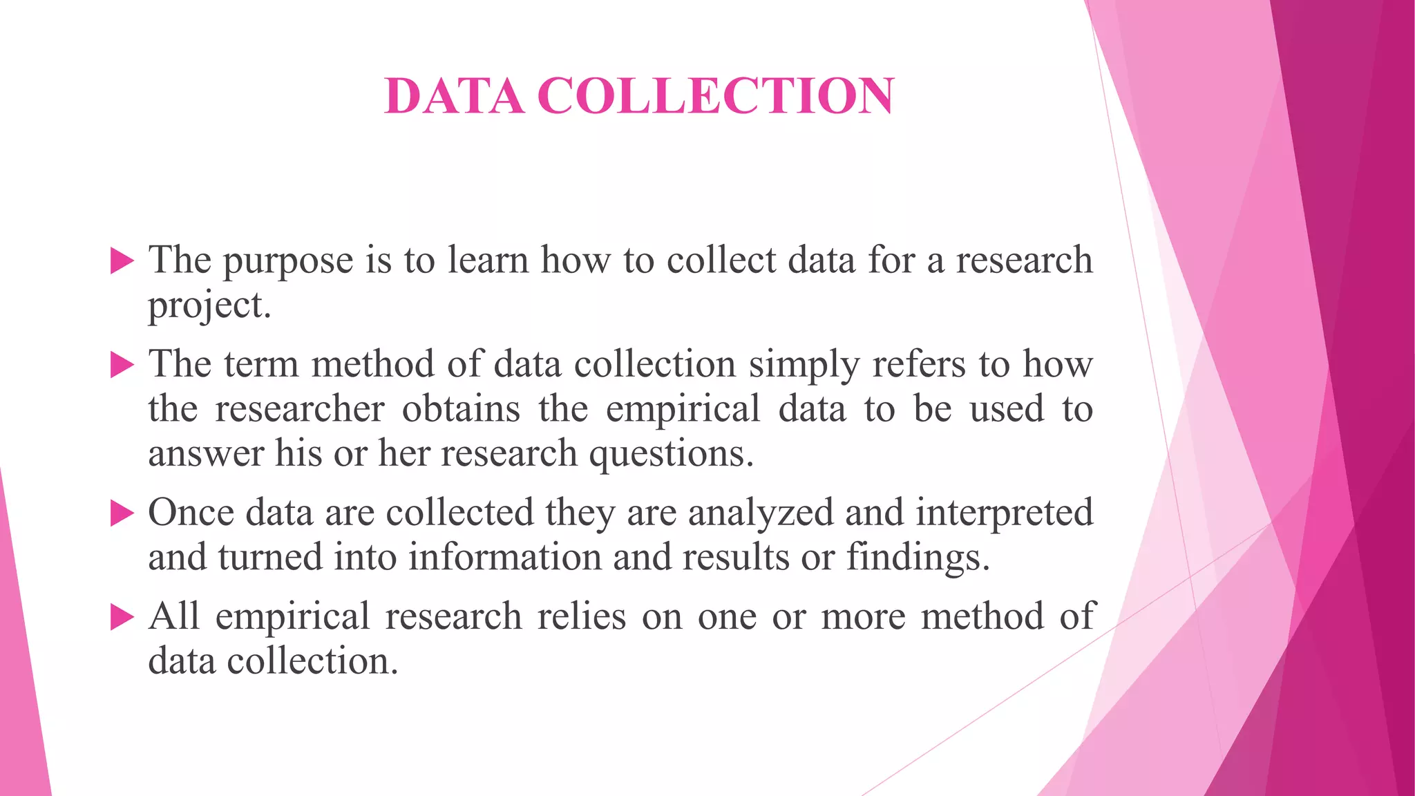Data Collection Ppt
