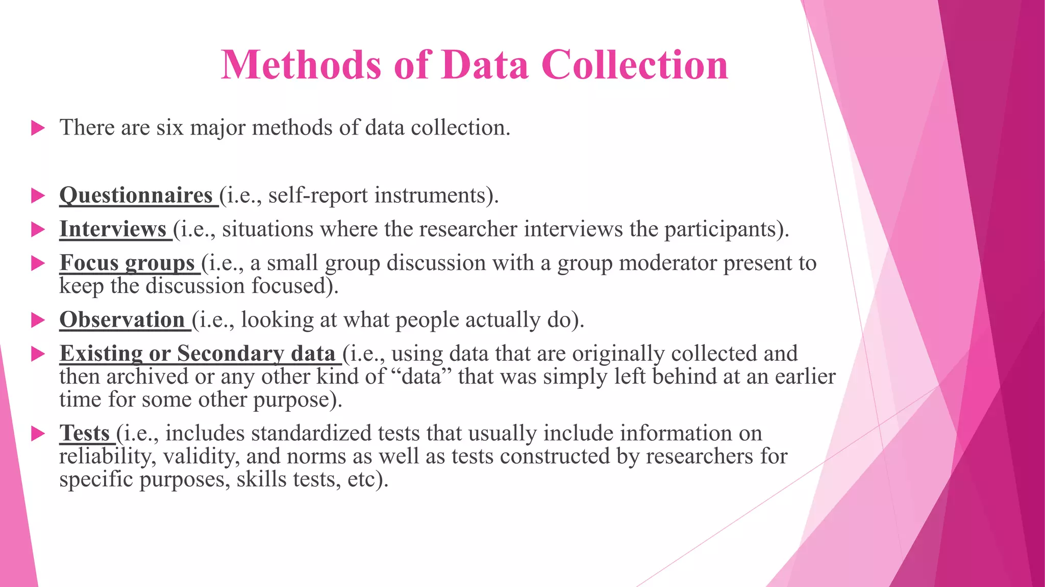 Data collection | PPTX