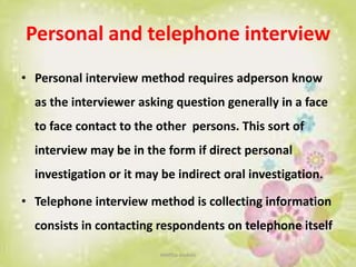 Data collection | PPTX