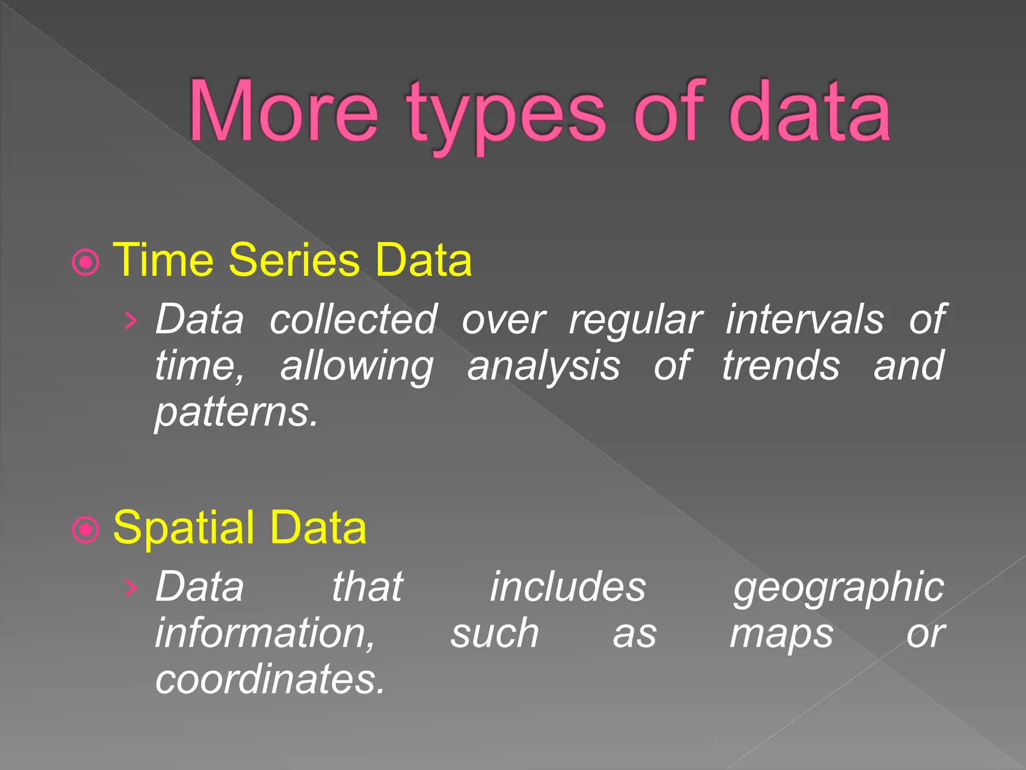 Data Collection Types of Data Advantages & Disadvantages | PPTX