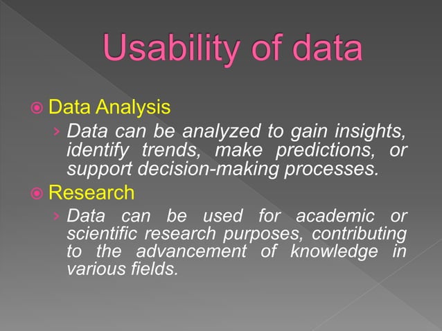 Data Collection Types of Data Advantages & Disadvantages | PPTX | Science