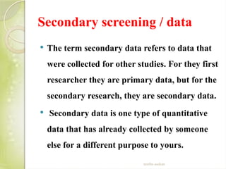 Data Collection presentation research subject | PPTX