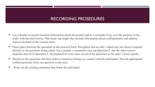 Data Collection for designing research in educational | PPT