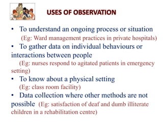 Data collection - Nursing research | PPTX