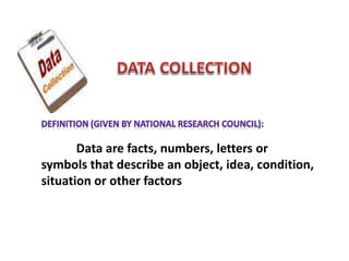 Data collection - Nursing research | PPTX