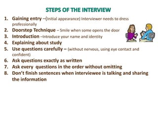 Data collection - Nursing research | PPT