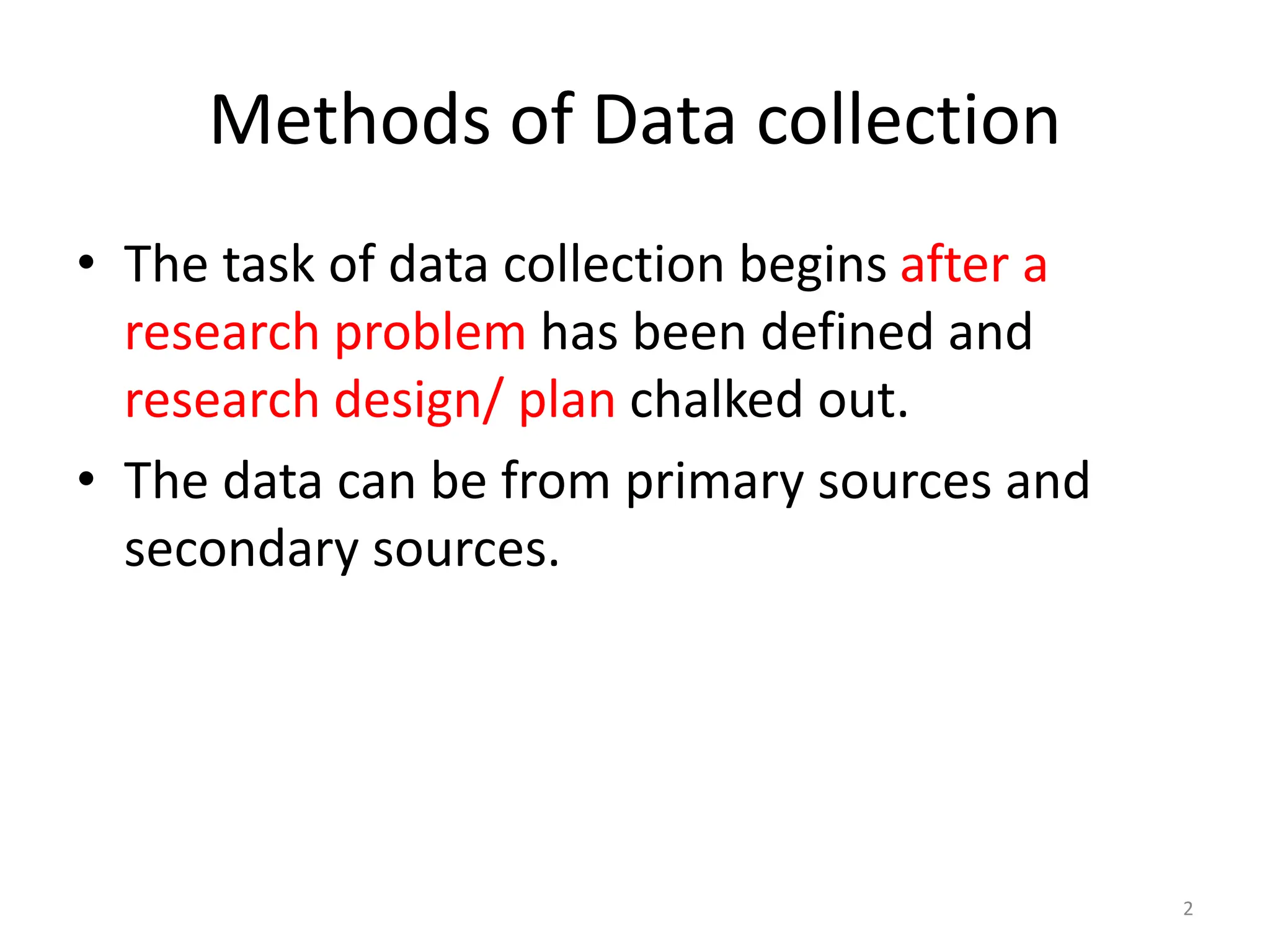 Data Collectionandanalysis Pptx