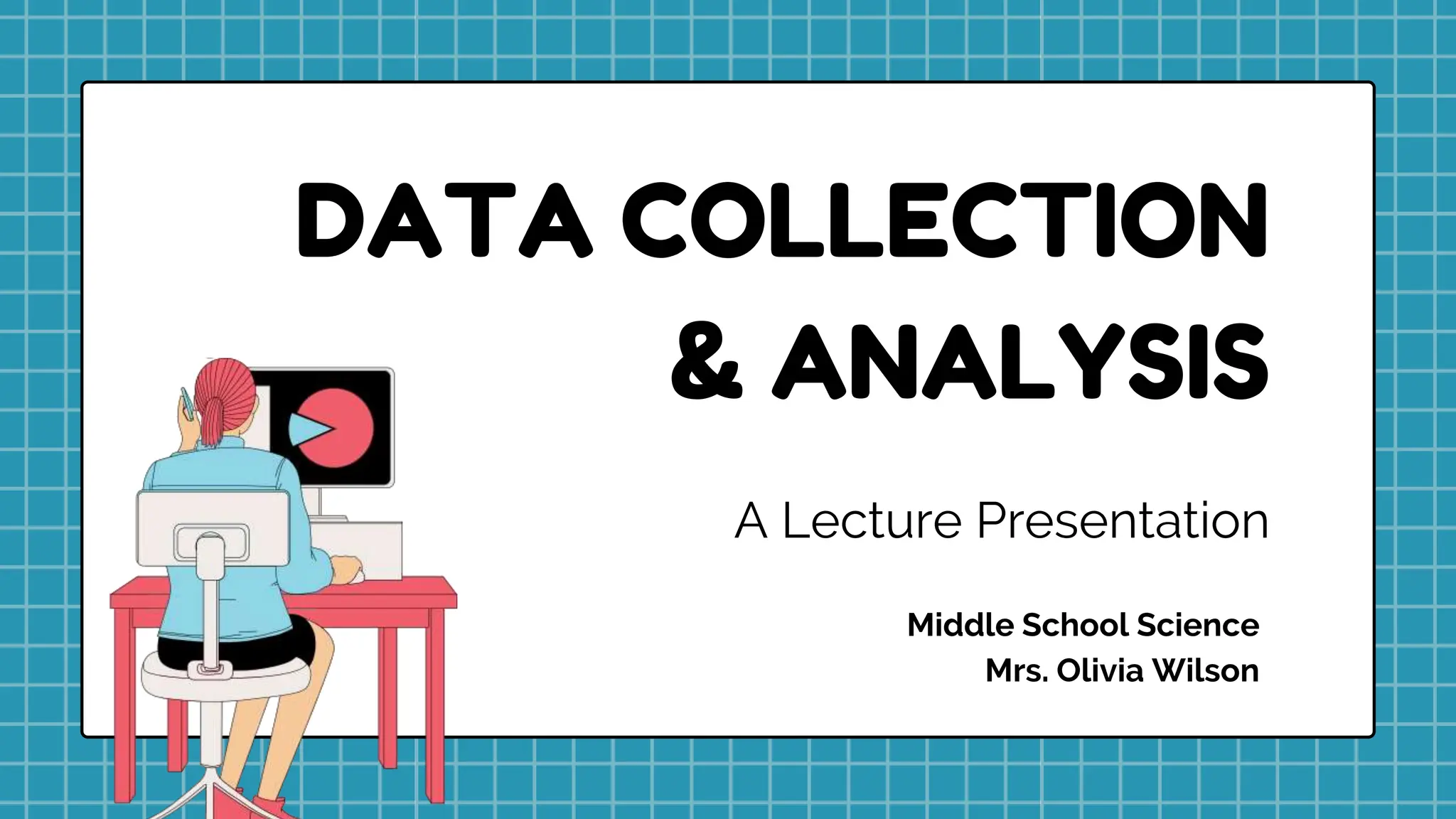 Data Collection & Analysis Educational Presentation in Pink and Blue ...