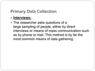 Data Collection, Analysis & Interpretation.pdf | Geography | Science