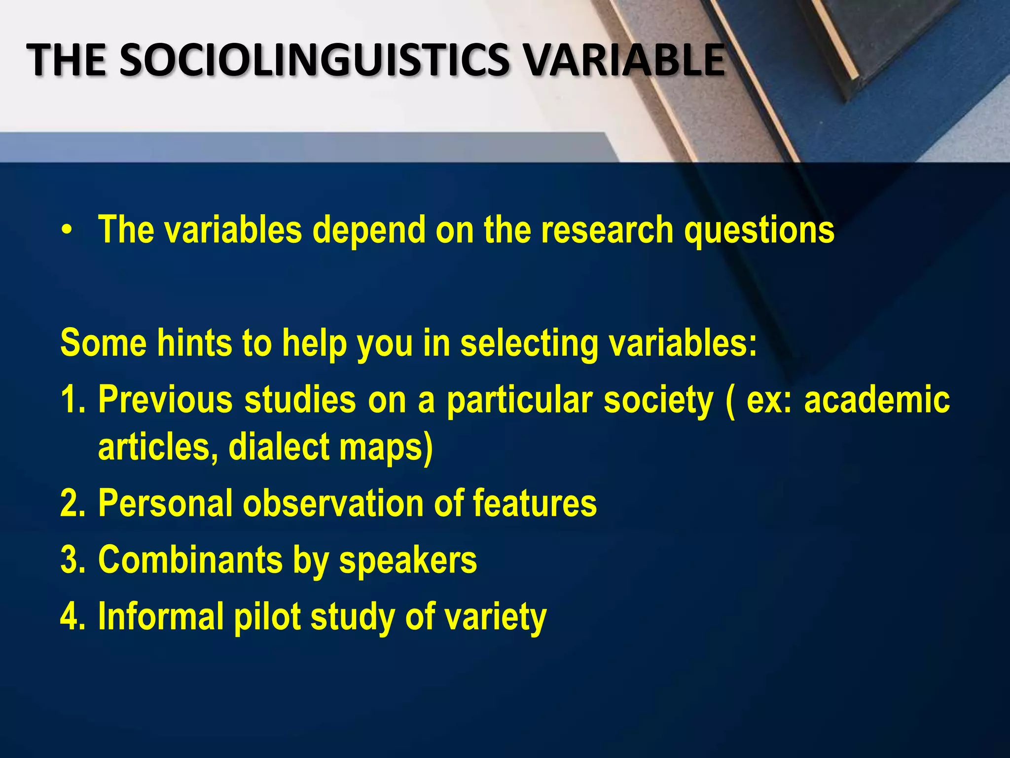 Data Collection And Interpretation In Sociolinguistics Pptx