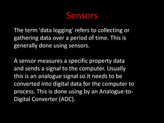 Data collection and logging | PPT