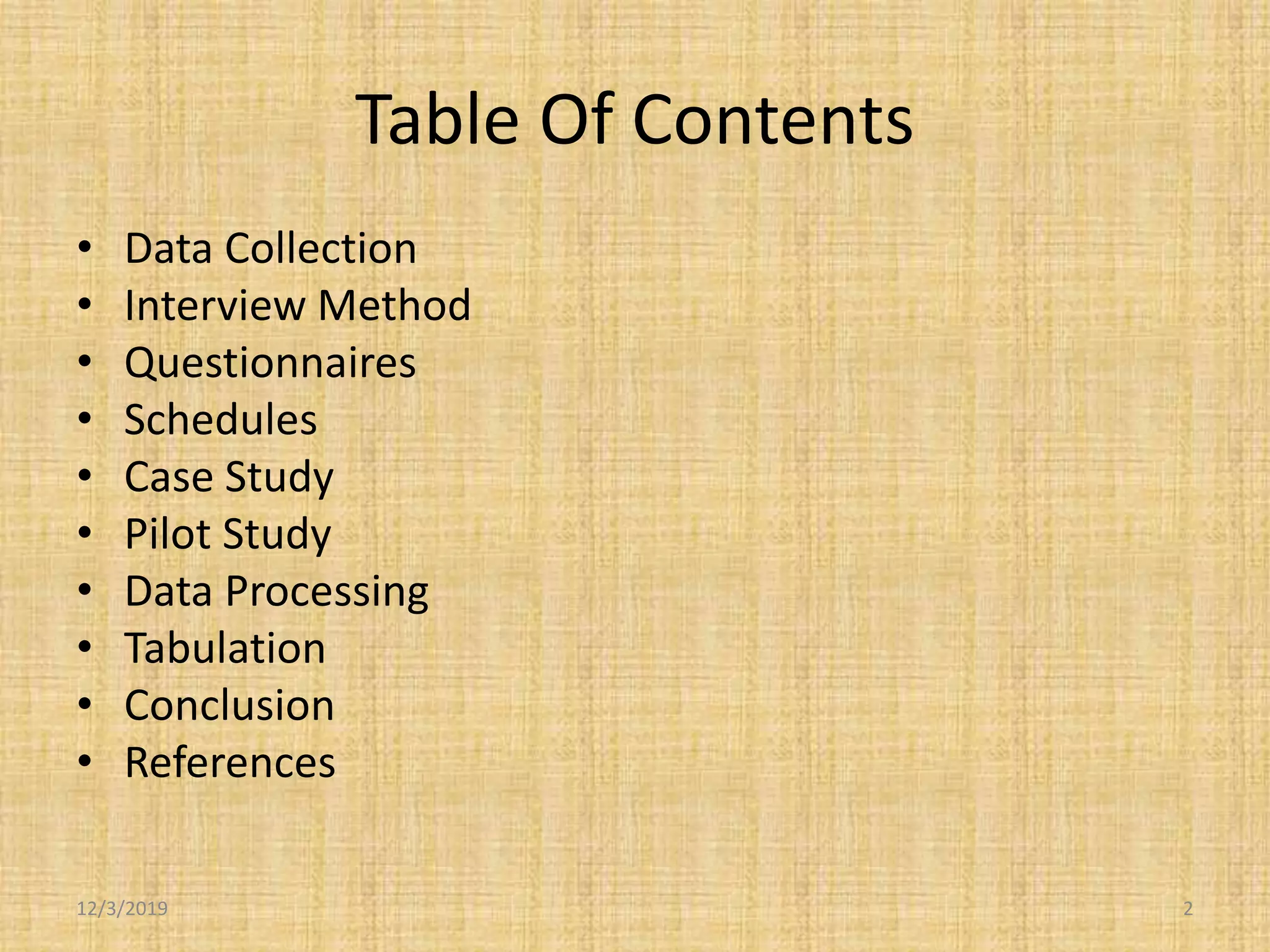 Research Methodology: Data collection and processing Methods | PPT