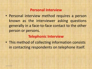 Research Methodology: Data collection and processing Methods | PPT