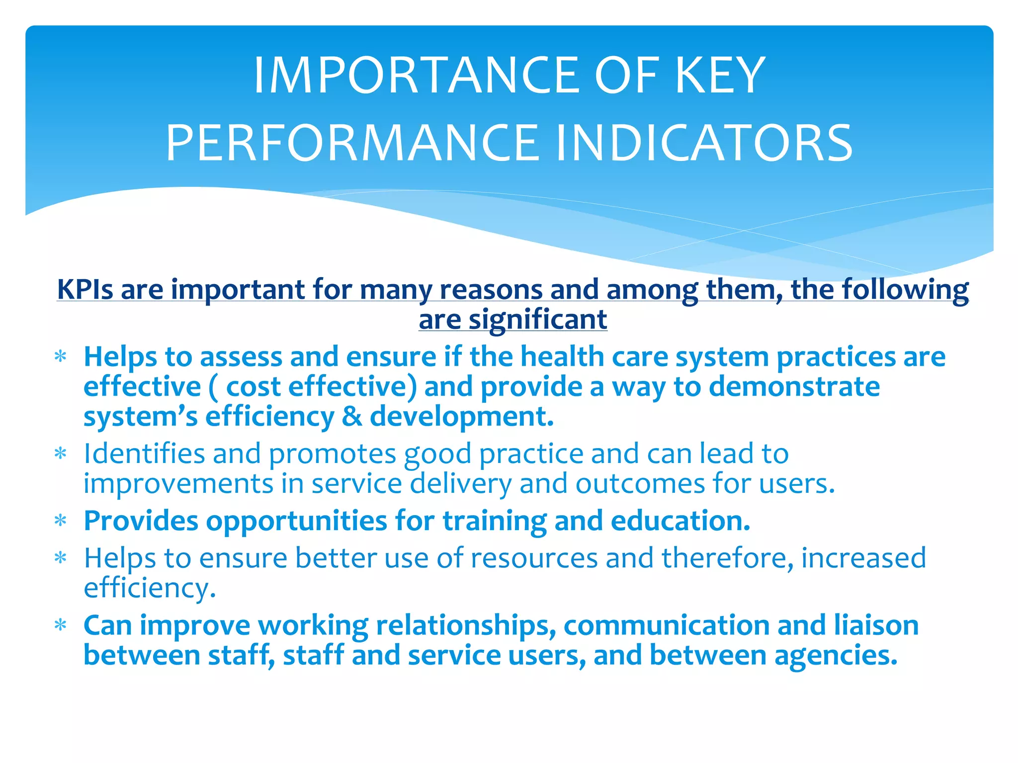 Data collection and reporting of key performance indicators | PPTX