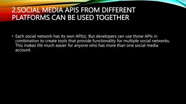 Data Collection from Social Media Platforms | PPTX | Web Development | Internet