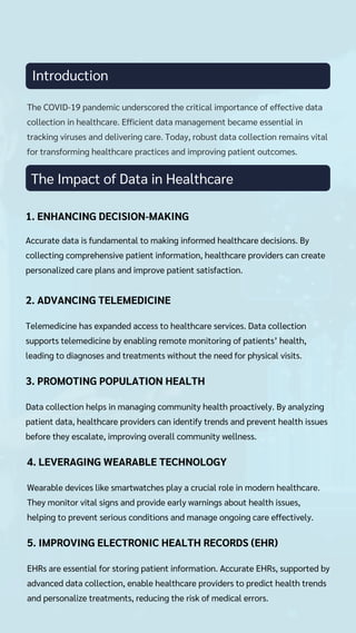 Data Collection in Healthcare Overcoming Systemic Challenges | PDF