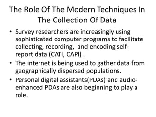 Data Collection in Quantitative Research | PPTX
