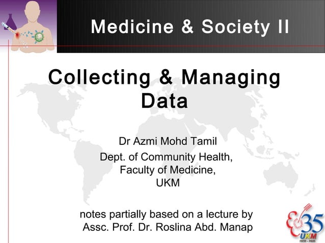 Data collection & management | PPT | Science