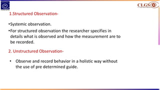 Data Collection Method ppt | PPTX | Educational Assessment | Education