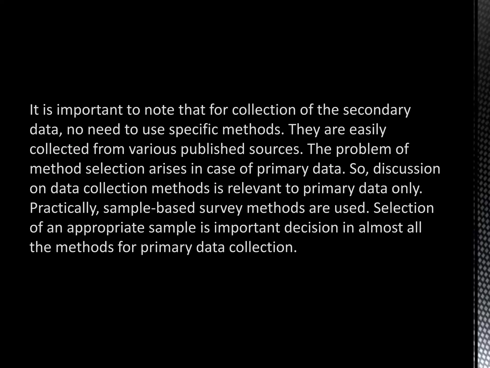 Data collection methods | PPT