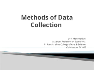 Methods of Data Collection & its Sources.pptx