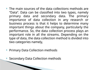 Methods of Data Collection & its Sources.pptx