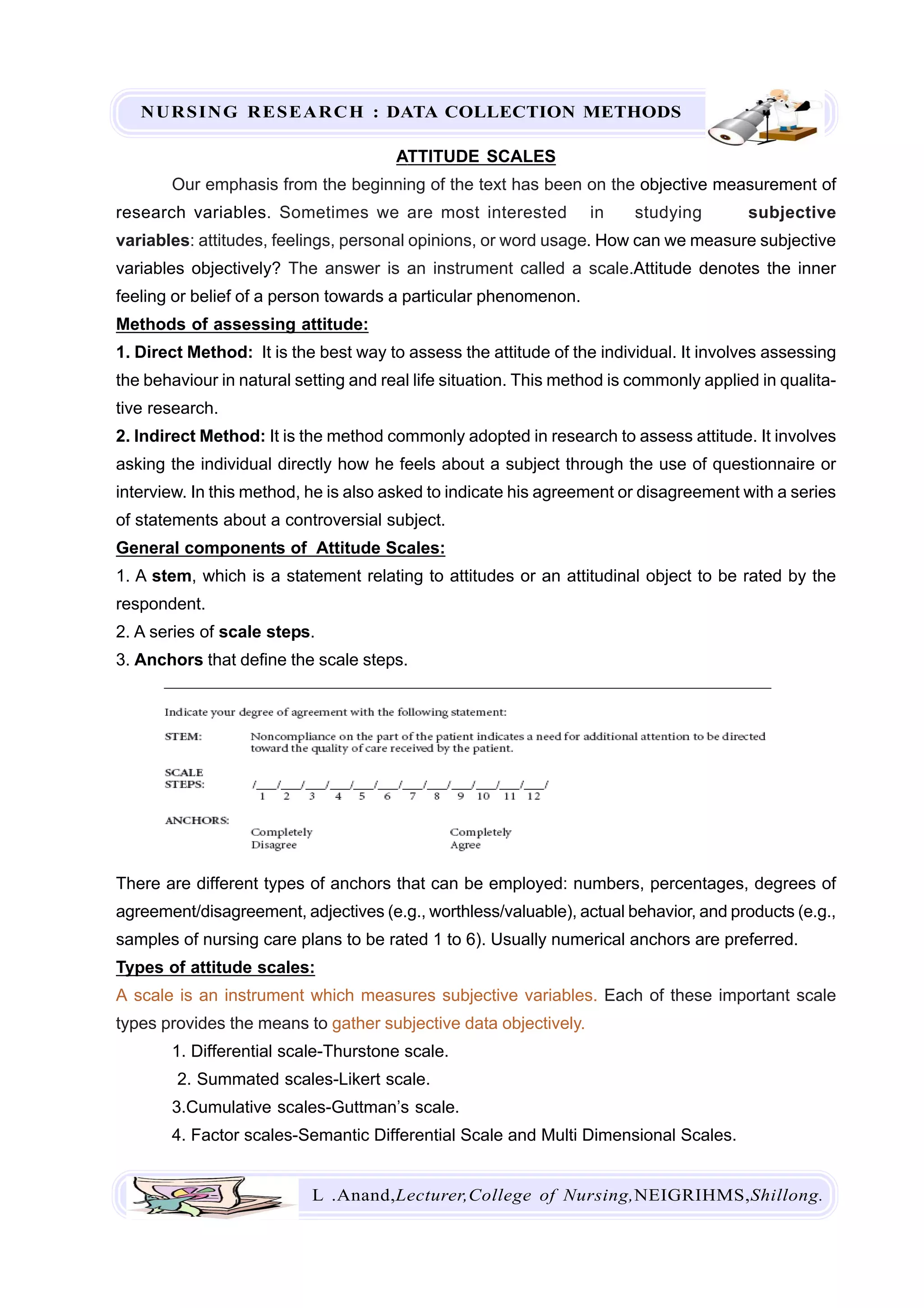 Data Collection Methods - Nursing Research | PDF