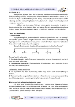Data Collection Methods - Nursing Research | PDF
