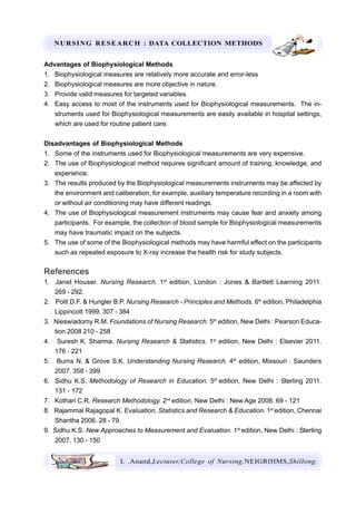 Data Collection Methods - Nursing Research | PDF