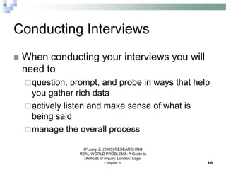 Data collection methods (2) | PPT | Science