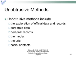 Data collection methods (2) | PPT