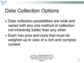 Data collection methods (2) | PPT | Science