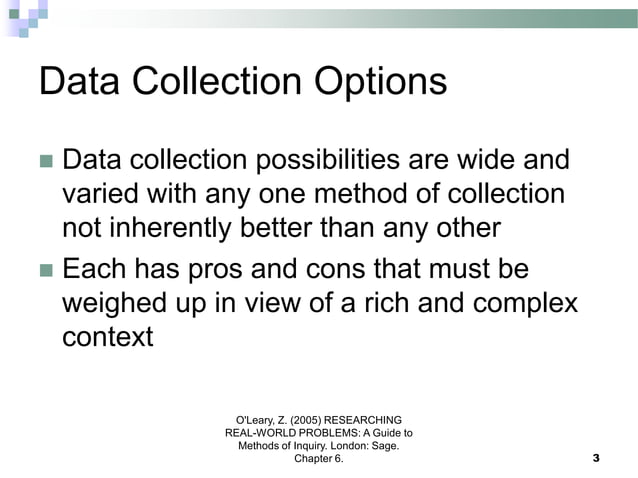 Data collection methods (2) | PPT | Science