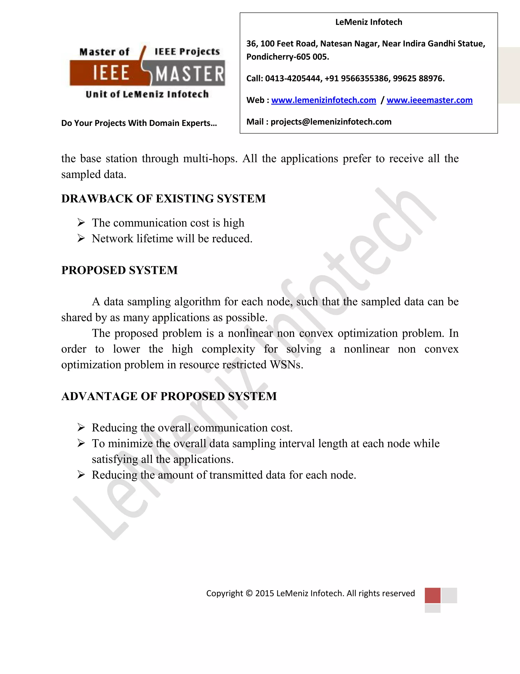 Data collection multi application sharing wireless sensor networks | PDF