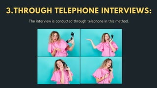 COLLECTING THE DATA | Research Methodology | PPT