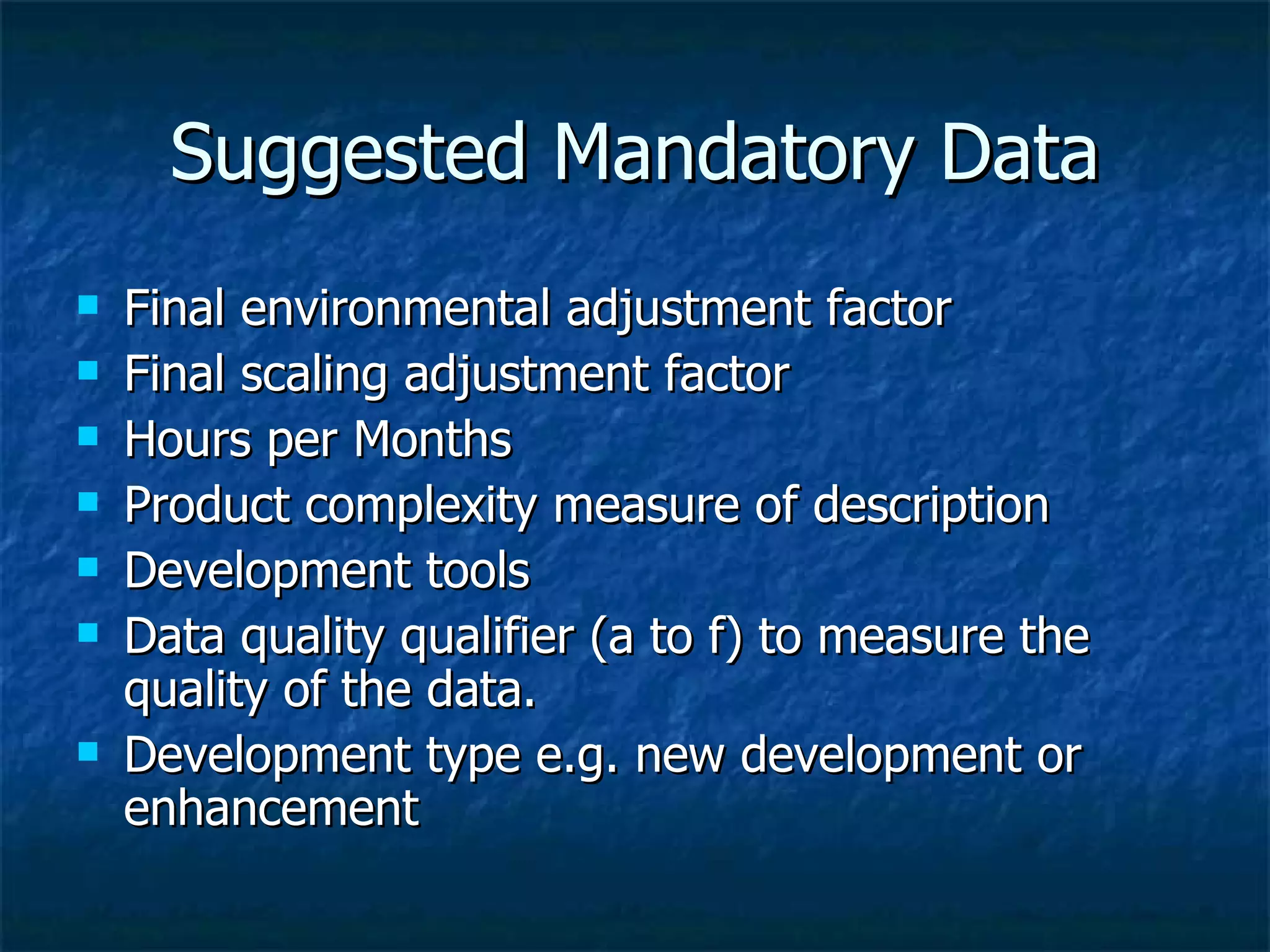 Data Collection Points And Gqm | PPT