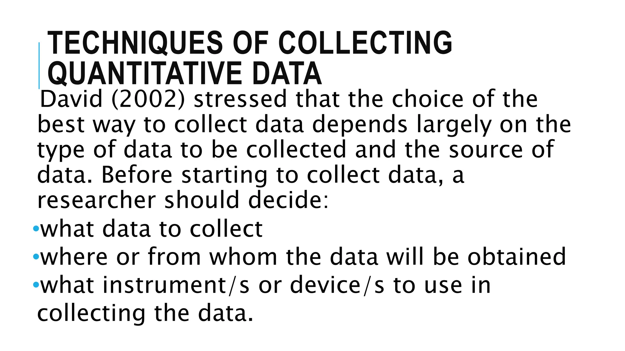 Data Collection Procedures in Practical Research 2 | PPTX