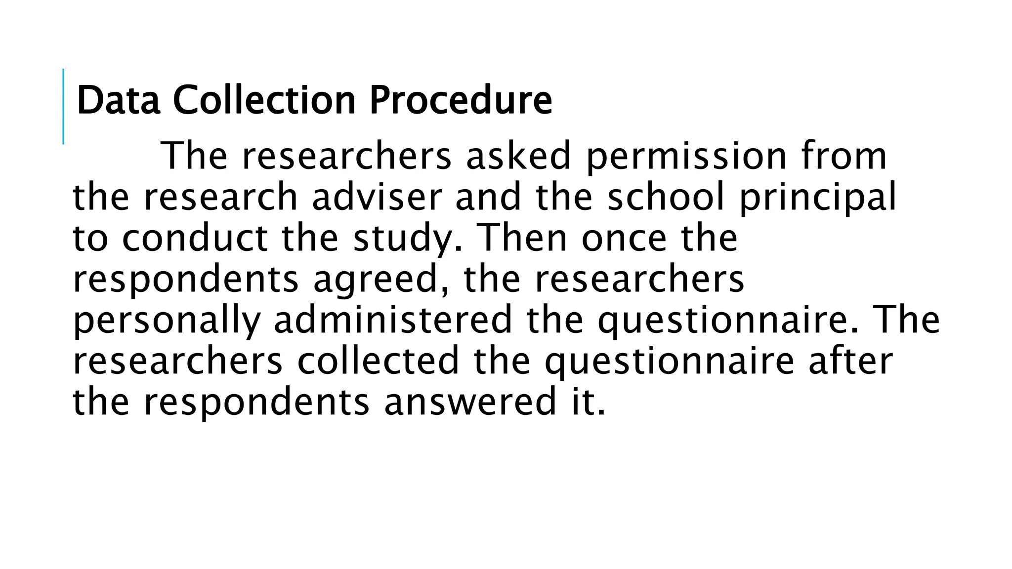 Data Collection Procedures in Practical Research 2 | PPTX