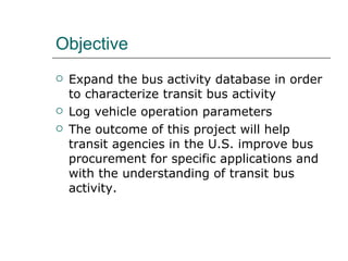 WMATA Bus Route Testing | PPT | Automotive