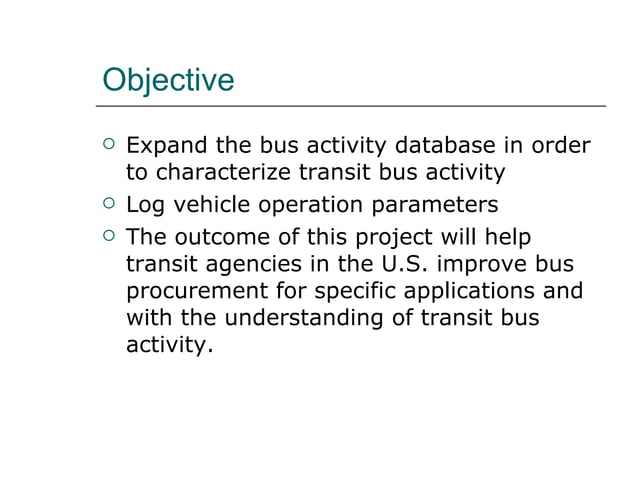 WMATA Bus Route Testing | PPT | Automotive